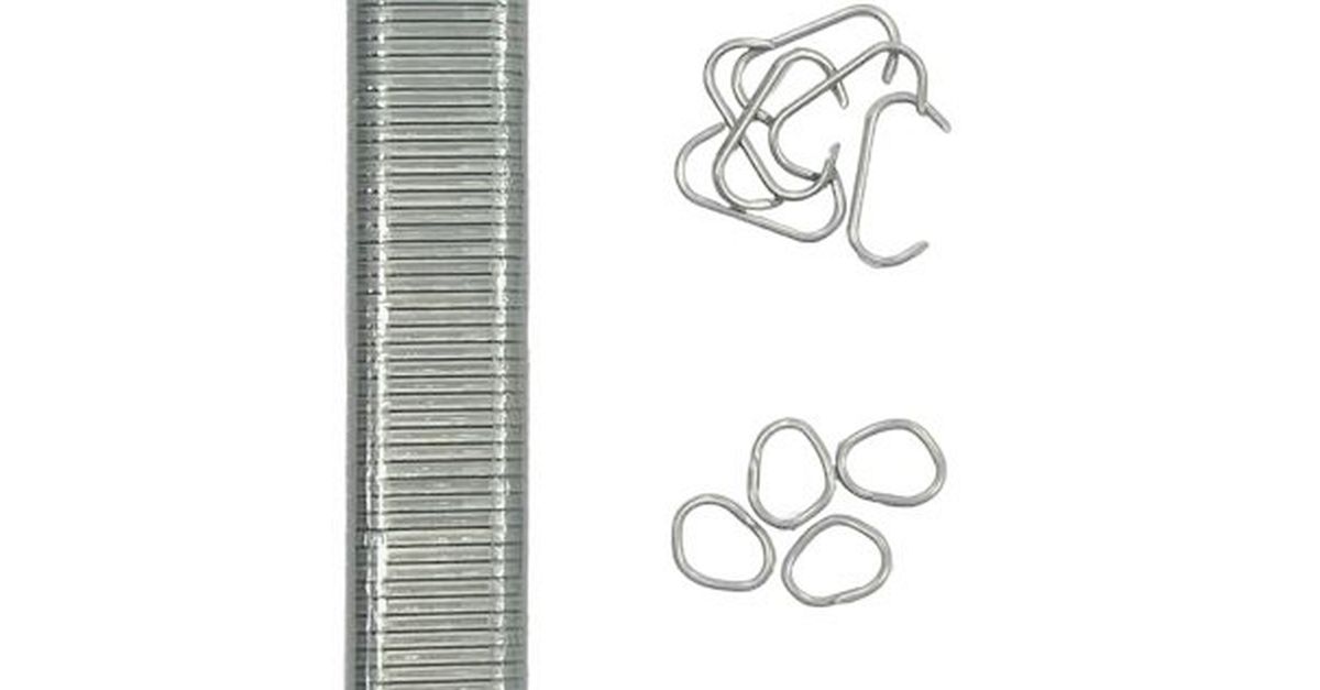 Standard Galvanised Hog Rings - Pack of 2500 - Huck