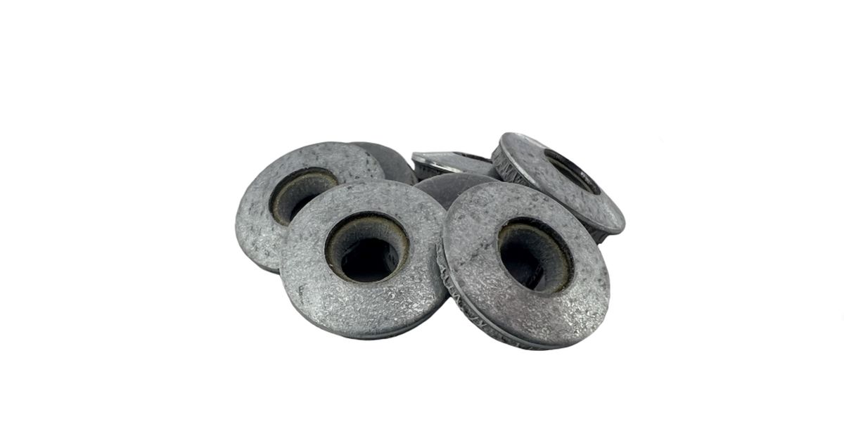 Bonded Washers, Galvanised - Pack of 100 - Huck