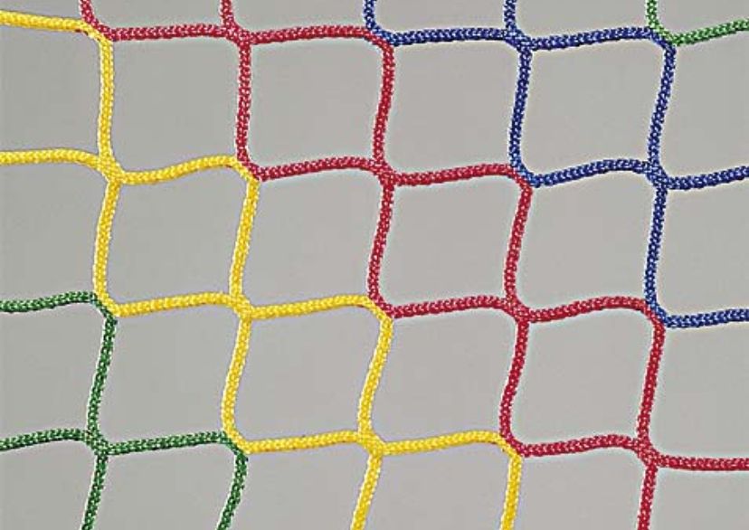 45mm Mesh Multi-Coloured Netting - 3mm dia - Huck