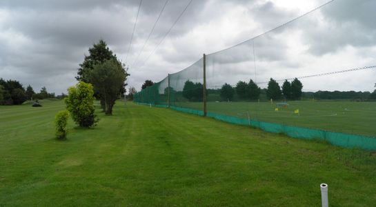 Golf Driving Range Netting Installation - Huck
