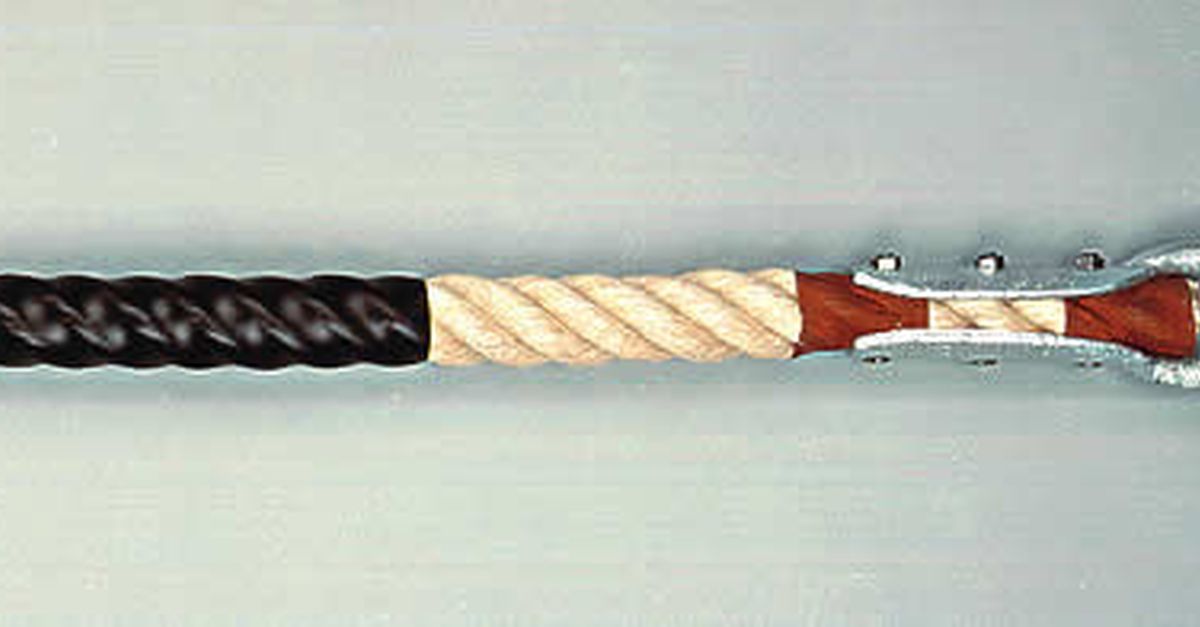 Climbing rope, 4.75 m long - Huck