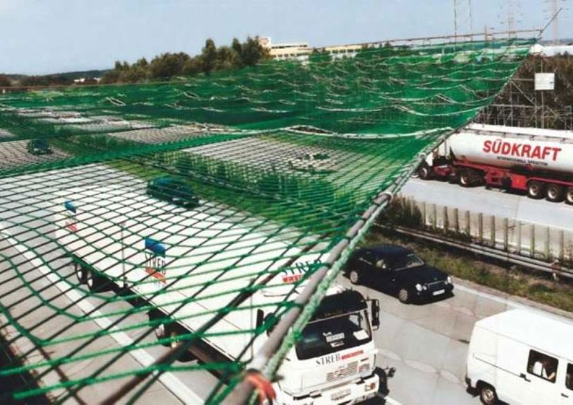 300mm Mesh Line Crossing Safety Net with Border Rope & Clips - Made to ...