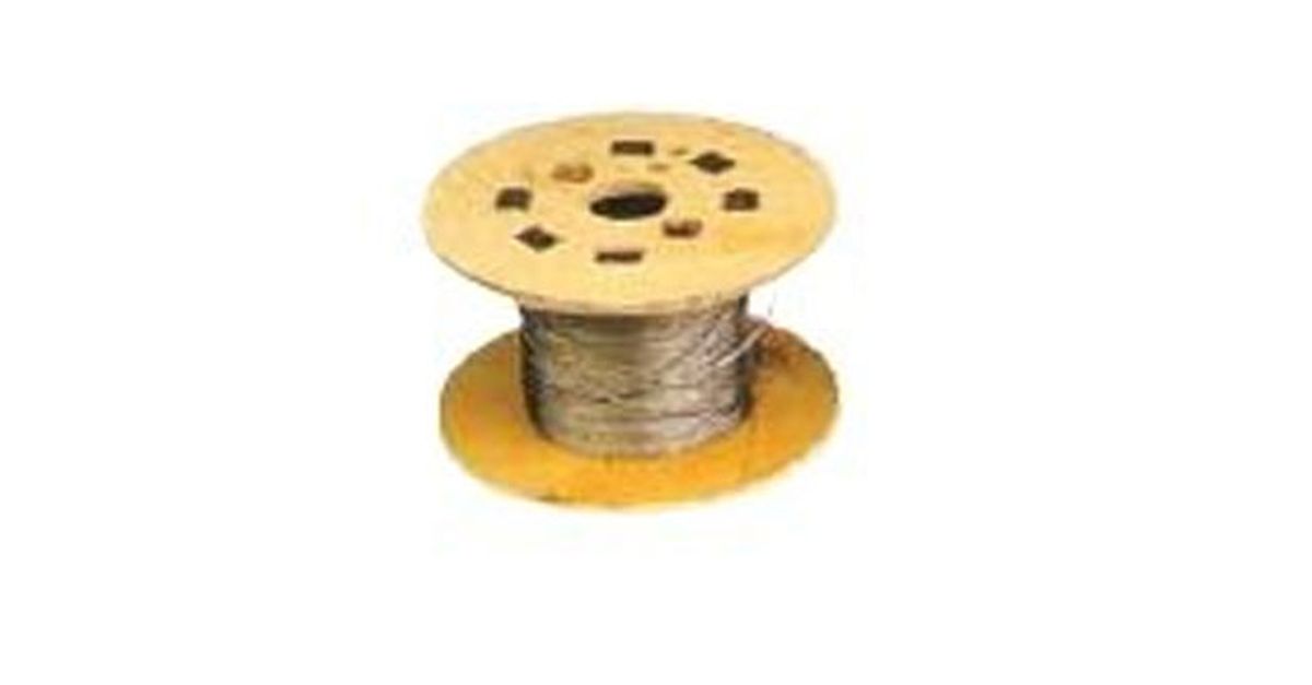 1.5mm Net Straining Wire, 7x7 Galvanised - 250m Coil - Huck