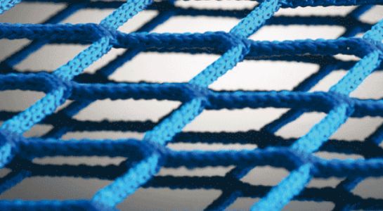 5mm x 45mm mesh Pond safety netting - Huck