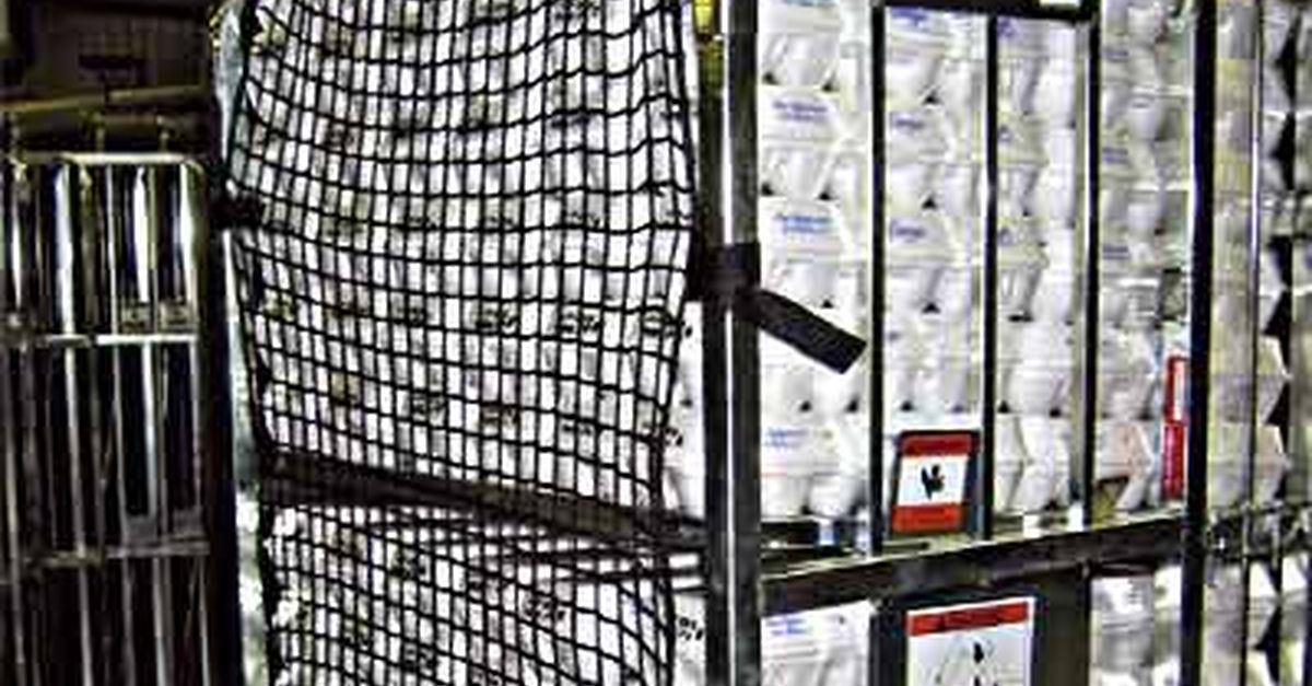 Elastic pallet-securing net, 2.5 mm dia. - Huck