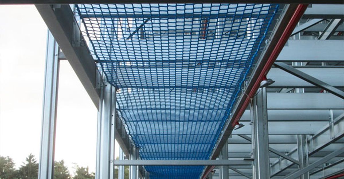 100mm Knotless Safety Netting | Made to Order | Fast Shipping - Huck