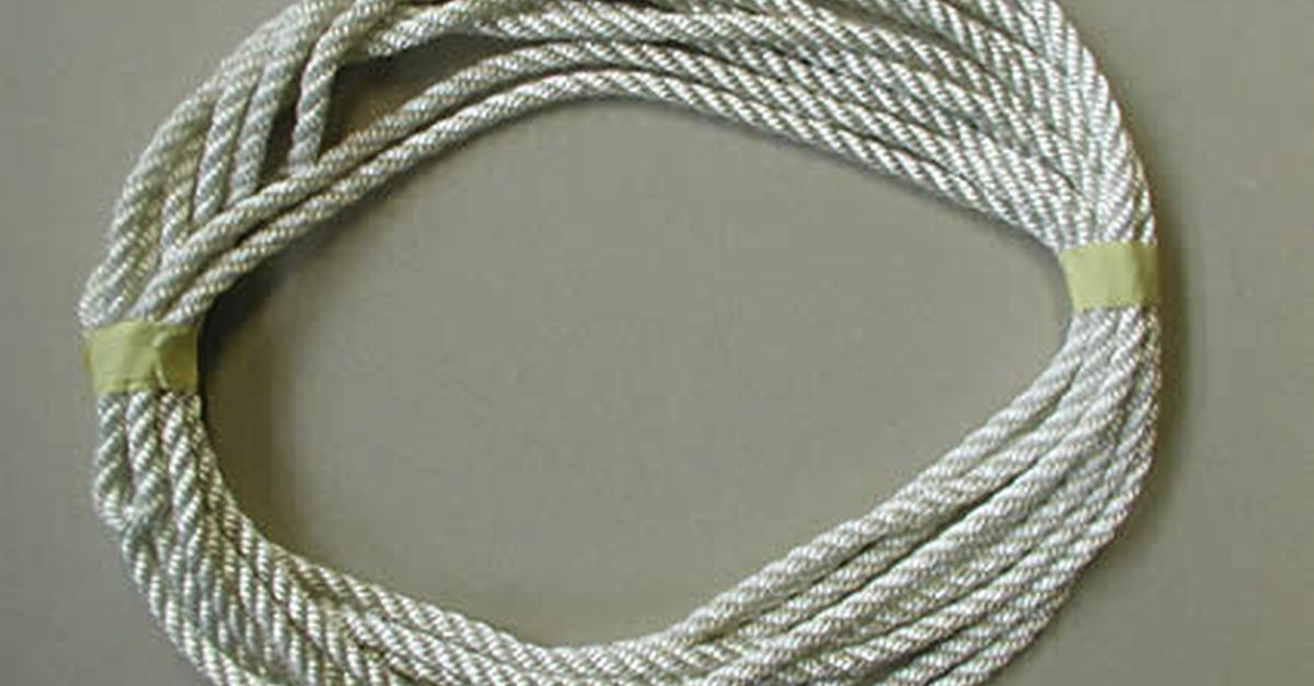Nylon rope, 8 mm dia. - Huck